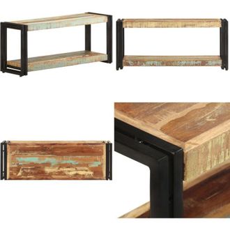 vidaXL Vidaxl - TV-Schrank 90x30x40 cm Altholz Massiv - Vintage tv Schrank - Holzm&ouml;bel - Retro tv Stand - Industrieller tv Schrank - Altholz M&ouml;bel - Home &