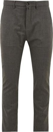 Siviglia Homme, Pantalons, Gris, Taille: W32 Carducci Pantalon Technique en Laine &agrave; Motifs