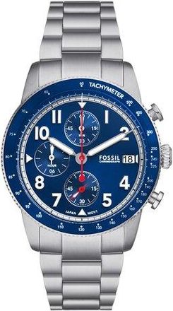Fossil Uhr Sport Tourer FS6047 Silberfarben