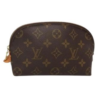 Louis Vuitton Pochette en toile Pre-owned - Femme - Pre-owned - Brun - Taille: ONE Size