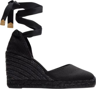 Castaner Femme, Chaussures, Noir, Taille: 38 EU Carina Espadrille Wedge