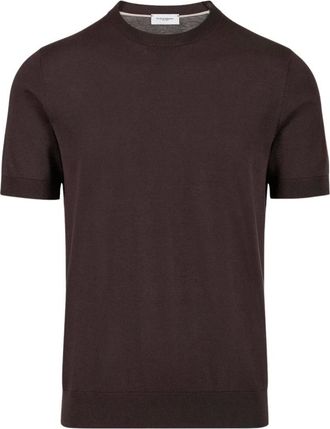 Paolo Pecora Homme, Tops, Brun, Taille: L T-shirts