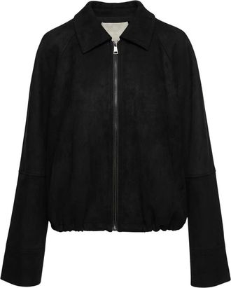 Wakakuu Icons Femme, Vestes, Noir, Taille: 44 FR Milia Faux Suede Jacket