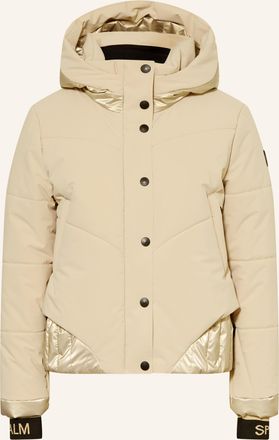 Sportalm Skijacke Mit Glitzergarn beige