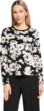 Betty Barclay Damen 5391/2907 Pullover, Patch Black/Cream, 46