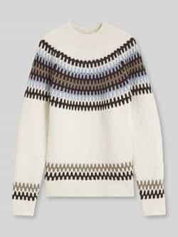 HUGO BOSS Pullover aus Wolle mit Mock Neck Modell C-Fiotto