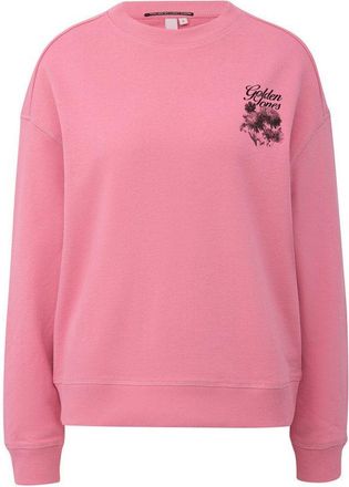 QS by s.Oliver Sweatshirt Sweatshirt Sweatshirt mit R&uuml;ckenprint