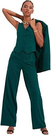 Trendyol Green Spacious Trousers Short, 36 aux Femmes