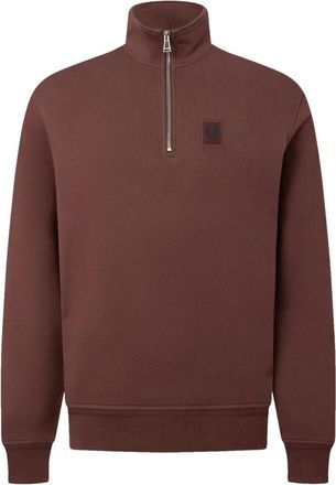 Belstaff Viertel-Zip-Sweatshirt - - Sweatshirts & Hoodies - Herren - Braun - M