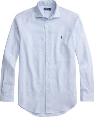 Polo Ralph Lauren Homme, Chemises, Bleu, Taille: XL Chemise &agrave; chevrons coupe ajust&eacute;e