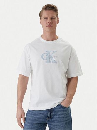 Calvin Klein Jeans T-Shirt LV04RF819G Wei&szlig; Regular Fit