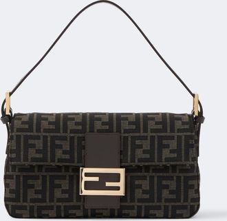 Fendi Schultertasche Baguette 26424 aus Jacquard