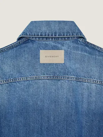 Givenchy Cropped Denim Jacket - Blue