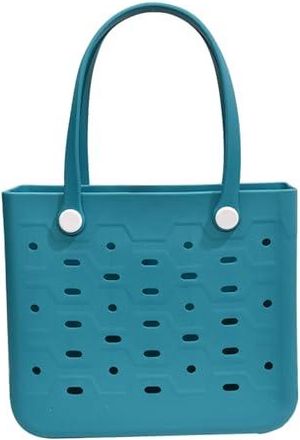 Generico Sac fourre-tout de plage - fourre-tout en maille respirante avec trous de lib&eacute;ration de sable | Sac de voyage l&eacute;ger pour serviettes, maillots de bain,