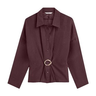 Summum Bluse zum Binden - - Blouses & Shirts - Damen - Rot - S