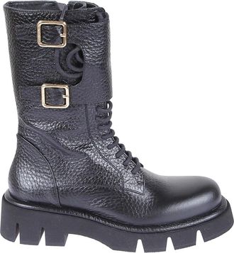 Paloma Barceló Femme, Chaussures, Noir, Taille: 36 EU Lace-up Bottes