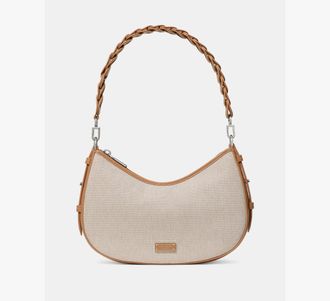 Kate Spade New York Kate Spade Liv Canvas Convertible Schultertasche f&uuml;r Frauen in Naturfarben Mehrfarbig | Leinwand