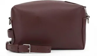 Celine Mens Shoulder Messenger Bag Burgundy Leather Calf Skin