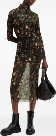 AllSaints robe mi-longue Tia - Noir