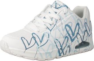 Skechers Baskets Uno Spread The Love pour Femme, Blanc, 37 EU