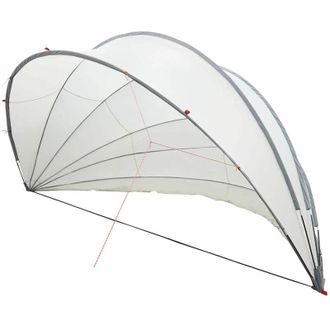 vidaXL Pool-Dome Grau und Orange 592 x 590 x 275 cm vidaXL