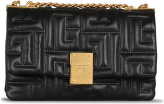 Balmain Sac Souple Petit Mod&egrave;le 1945 - Femme - Sacs - Noir - Taille: ONE Size
