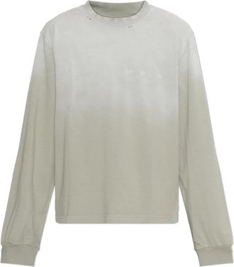 Misbhv Misbhv - 7:30 Pm Lakefront Longsleeve - Homme - Tops - Gris - Taille: XS