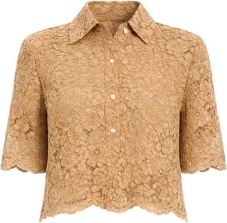 Twinset Femme, Blouses et Chemises, Brun, Taille: 36 FR Shirt
