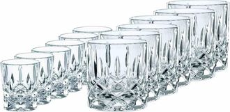 Nachtmann 102390 Noblesse Partyset 12tlg (1 Set) Tumbler und Schnapsstamer im Set