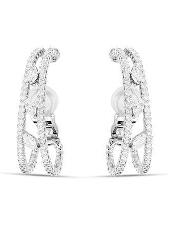 Yeprem anneaux en or blanc 18ct ornés de diamants
