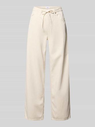 Cambio Baggy Jeans aus Lyocell-Mix mit Leinen-Anteil