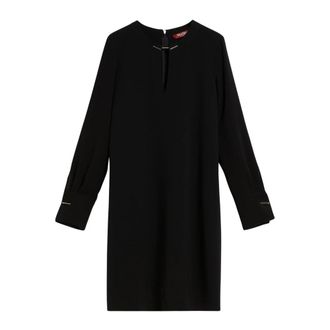 Max Mara Elegantes Cady-Kleid - - Dresses - Damen - Schwarzk - S