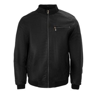 Firetrap Bomberjacke f&uuml;r Herren, Gewaschen (Schwarz)