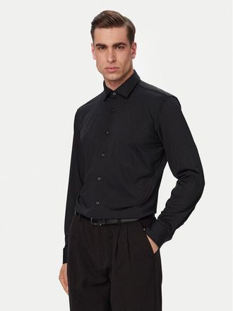 HUGO BOSS Hemd Kenno 50481195 Schwarz Slim Fit