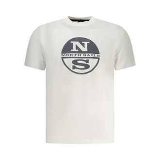 North Sails Homme, Tops, Blanc, Taille: 2XL Haut de sport en coton