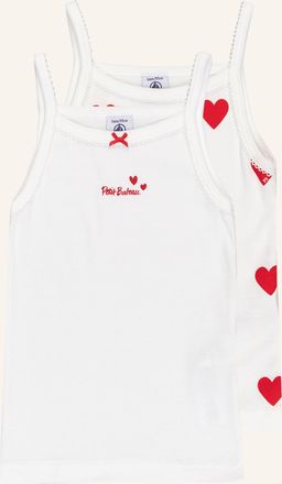Petit Bateau Petit Bateau 2er-Pack Tops weiss