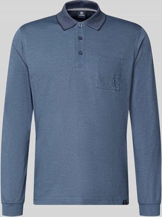 Lerros Regular Fit Poloshirt in Two-Tone-Machart