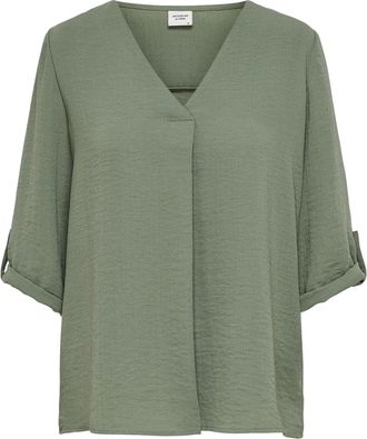 Jacqueline de Yong JdY Damen Jdydivya 3/4 Top Wvn Noos T-Shirt, Sea Spray, 44 EU