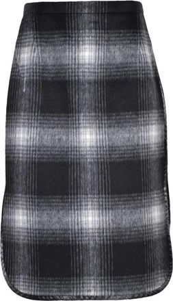 N&deg;21 Femme, Jupes, Gris, Taille: 42 FR Longuette en tissu