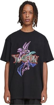Mister Tee YU-Ghi-Oh Dark Magician Heavy Oversize Tee T-Shirt, Black, XXXXXL Homme