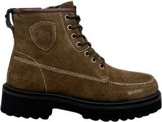 Blauer Bottines &agrave; lacets - Homme - Chaussures - Brun - Taille: 45 EU