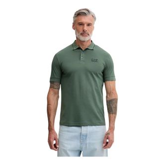 Emporio Armani Emporio Armani Ea7, Homme, Tops, Vert, Taille: M Polo
