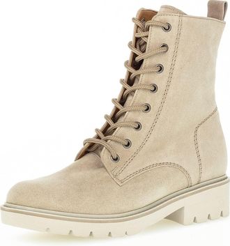 Gabor Damen Schnürstiefeletten, Frauen Stiefeletten,Wechselfußbett,Moderate Mehrweite (G),reißverschluss,Ladies,Kiesel (Micro),42 EU / 8 UK