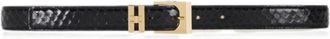 Elisabetta Franchi Femme, Accessoires, Noir, Taille: S Ceinture en cuir
