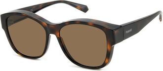 Polaroid unisex, Accessoires, Brun, Taille: 58 MM PLD 9019/S Lunettes de soleil