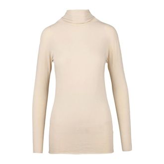 Alpha Studio Femme, Pulls, Beige, Taille: 38 FR Sottogiacca Turtleneck