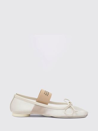 Maison Margiela Mary-Jane-Ballerinas aus Nylon mit asymmetrischer Spitze