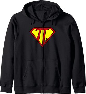 MathWare Lustiges Nerdy Math Nerd Super Pi Math Lehrer Comic Hero Geschenk Kapuzenjacke