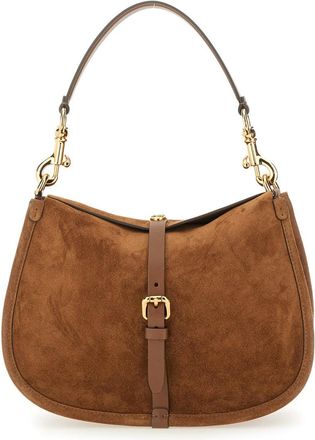 Etro Womens Medium Pony Bag Brown Leather Handbags Hand