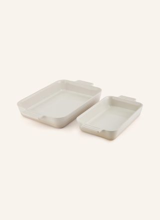 LE CREUSET 2er-Set Auflaufformen weiss